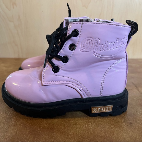Shoes | Toddler Girl Pink Combat Boots | Poshmark